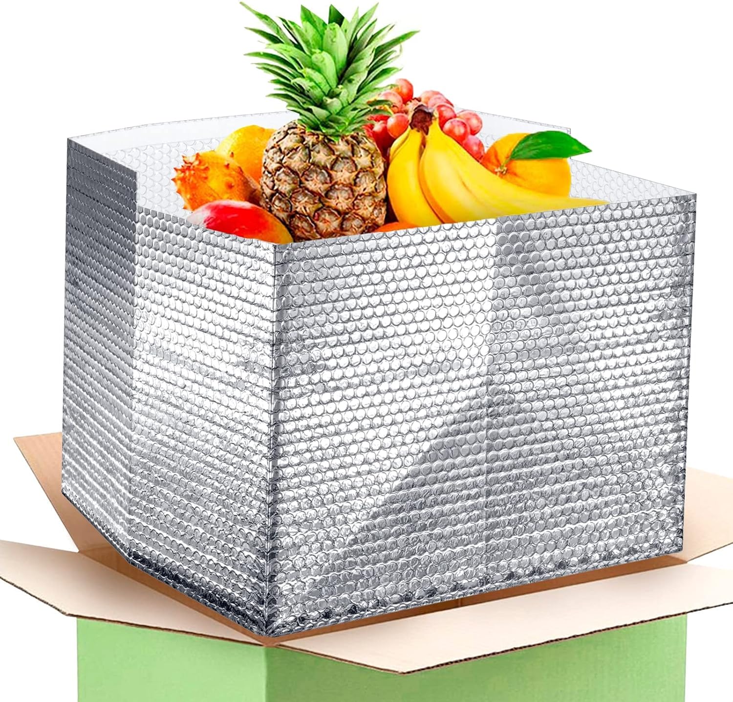 Buy Foil Insulated Box Liners 10" x 10" x 10" Thermal Box Liners for ...