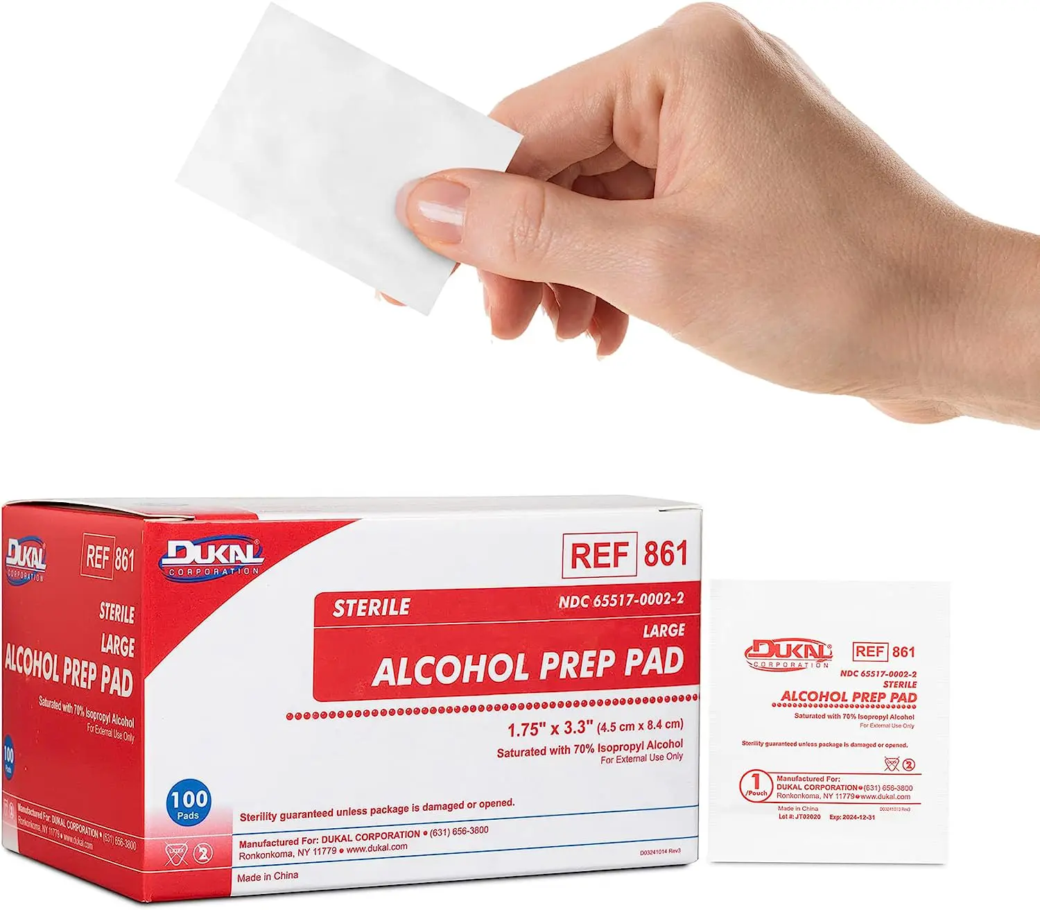 Buy Prep Pads 2-ply Disposable 70% Isopropyl Alcohol