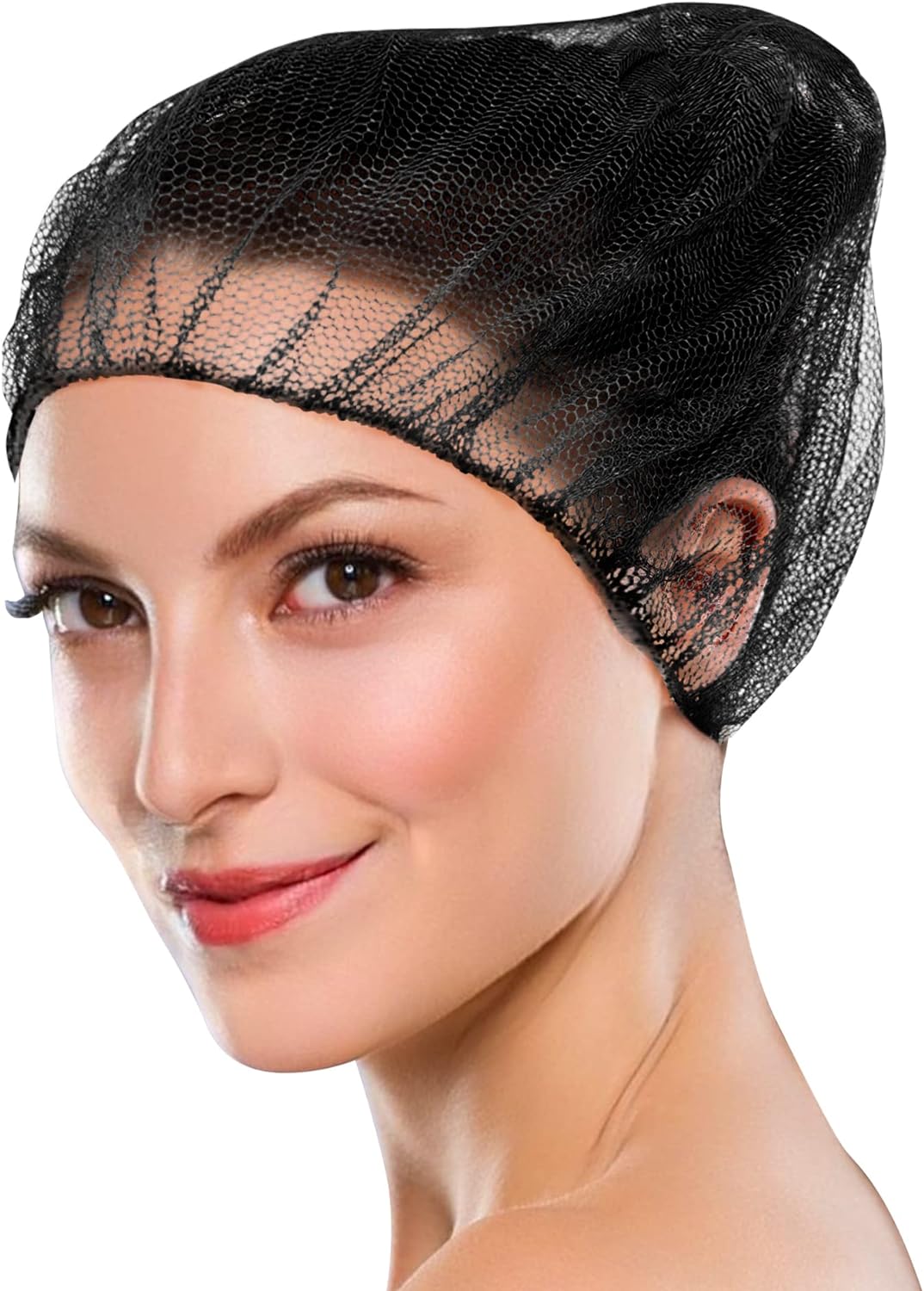 ‍Buy Black Soft Nylon Hair Nets 24" Elastic Edge Mesh