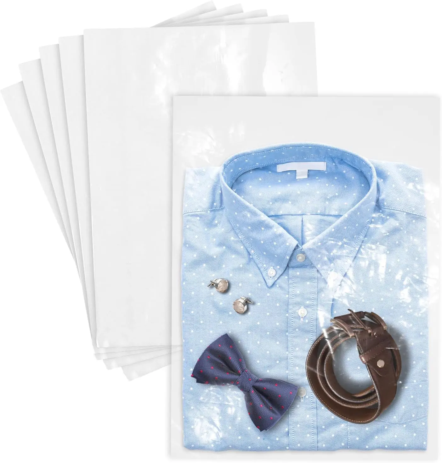 Buy Clear Plastic Bags 12" x 18" Non-Sticky Flat Pouches