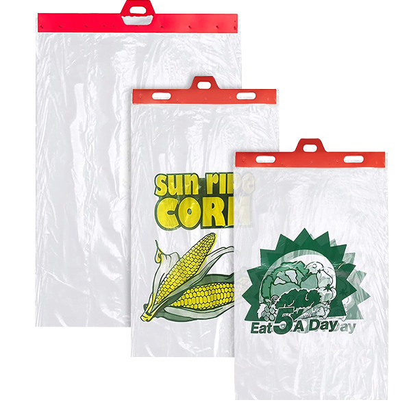 Bags on Plastic Headers | amzsupply.com